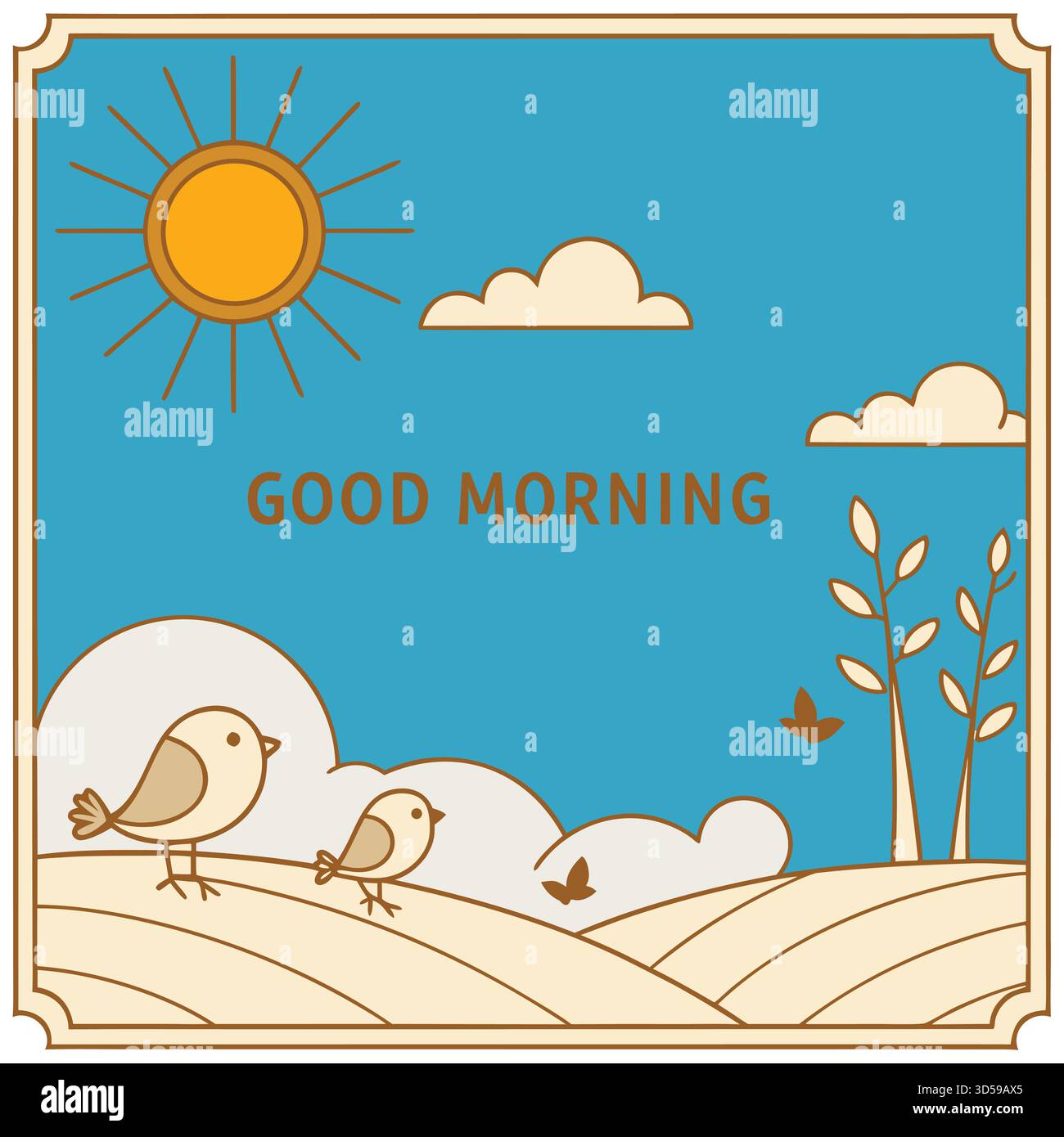 Daily greeting Cut Out Stock Images & Pictures - Alamy