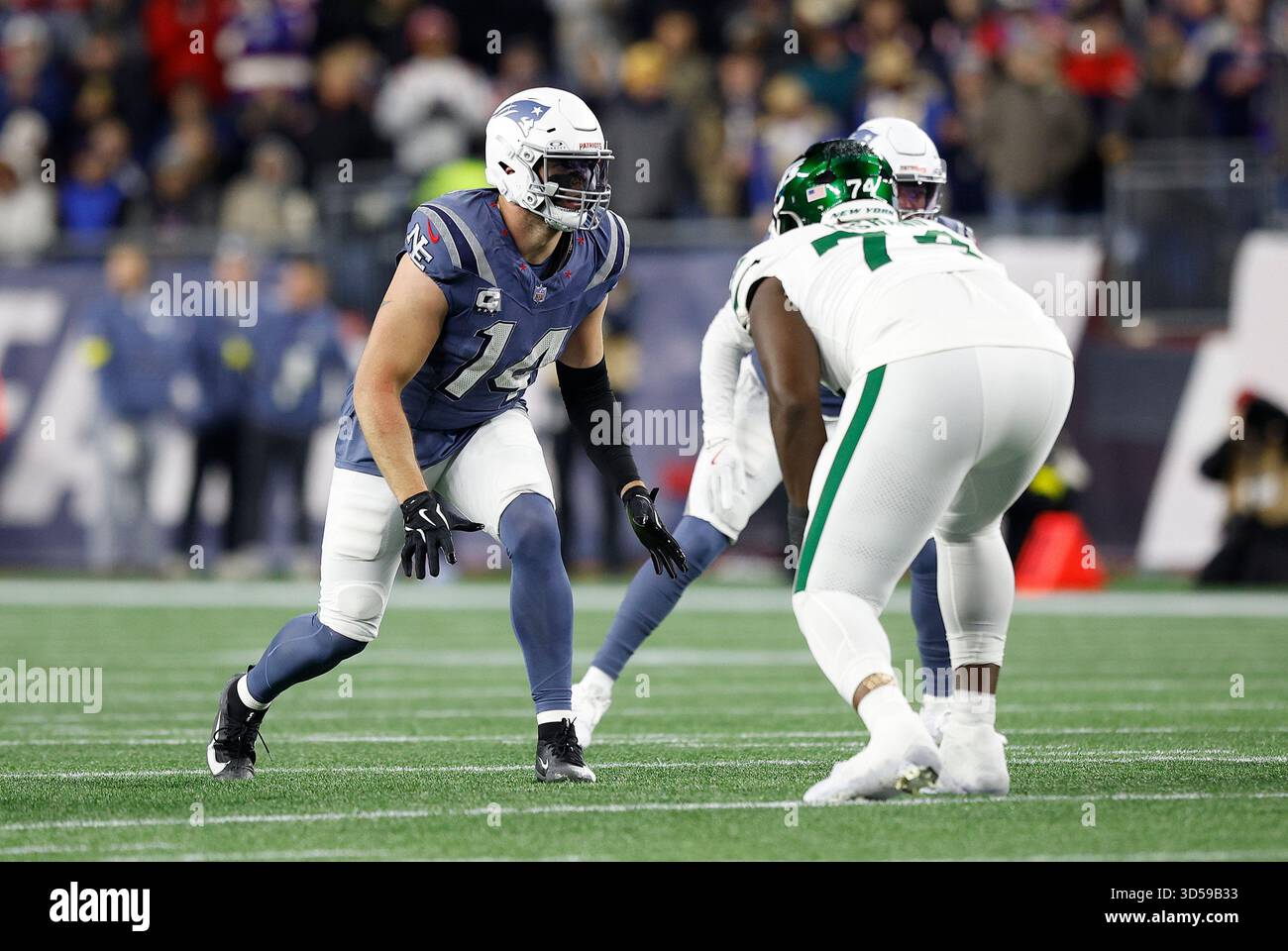 November 13, 2025; Foxborough, MA, USA; New England Patriots linebacker ...