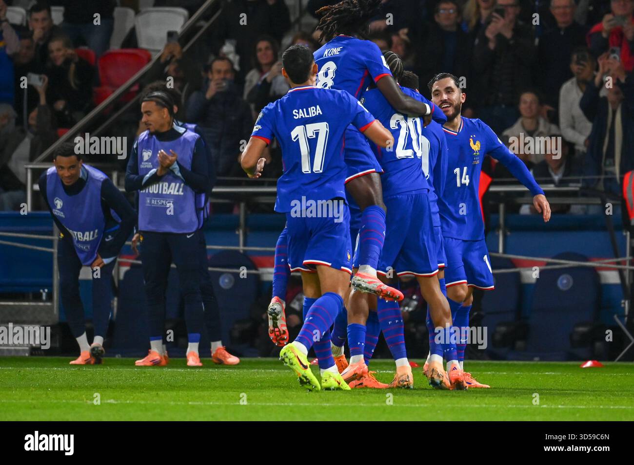 Celebration of the French national team during the 2026 World Cup ...