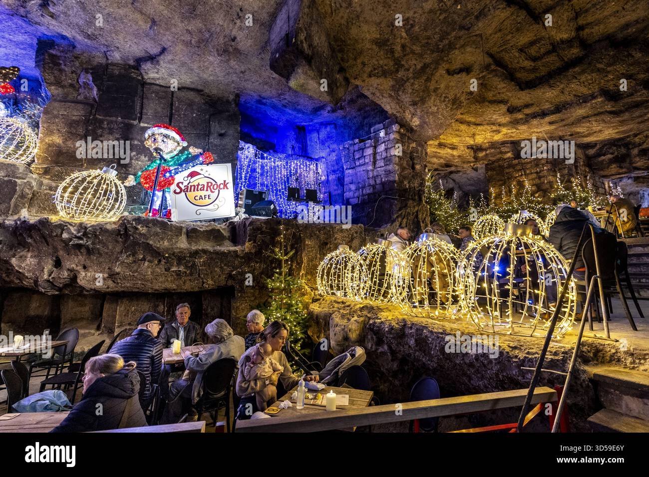 VALKENBURG AAN DE GEUL - The Municipal Cave during the annual Christmas ...