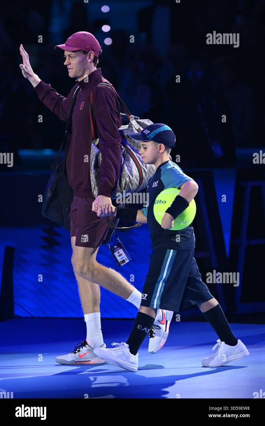Jannik Sinner (ITA) during the singles match between Jannik Sinner (ITA ...