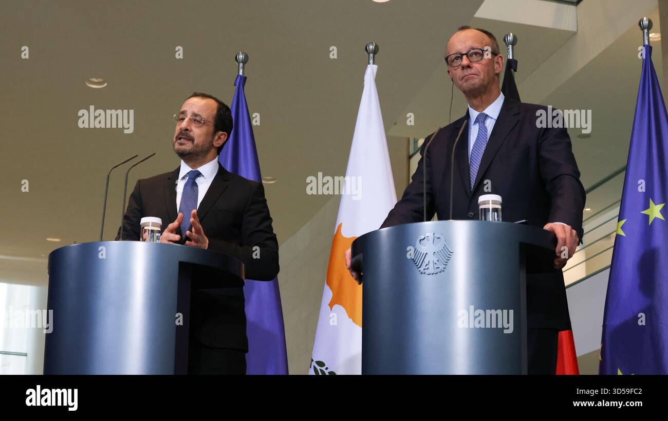 Berlin, Germany, 14th Nov. 2025. FPress conference by Federal ...