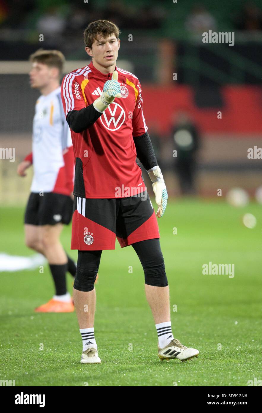 Goalkeeper Max Weiss (Germany) Fuerth, November 14, 2025, Football, U21 ...
