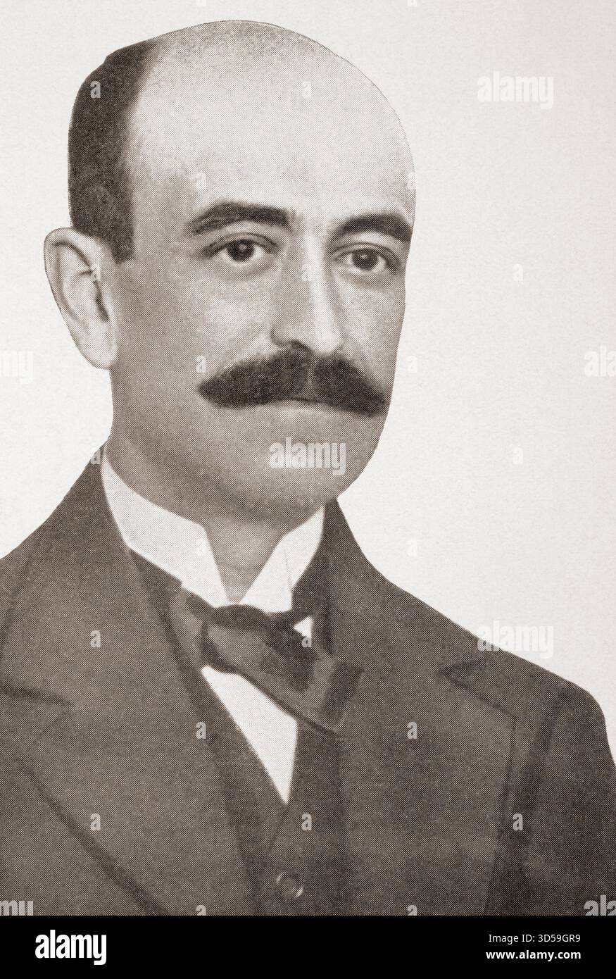 Manuel de Falla y Matheu, 1876 – 1946. Spanish composer. From La Esfera ...