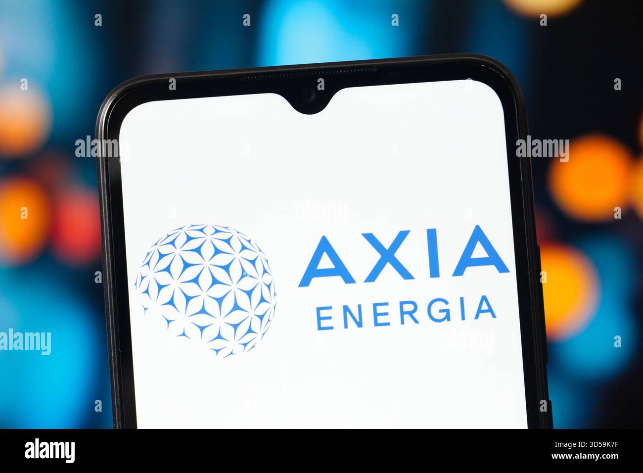 November 14, 2025, Canada: In this photo illustration, the Axia Energia ...