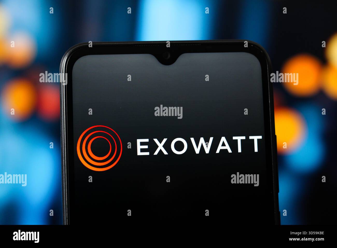 November 14, 2025: In this photo illustration, the Exowatt logo is seen ...