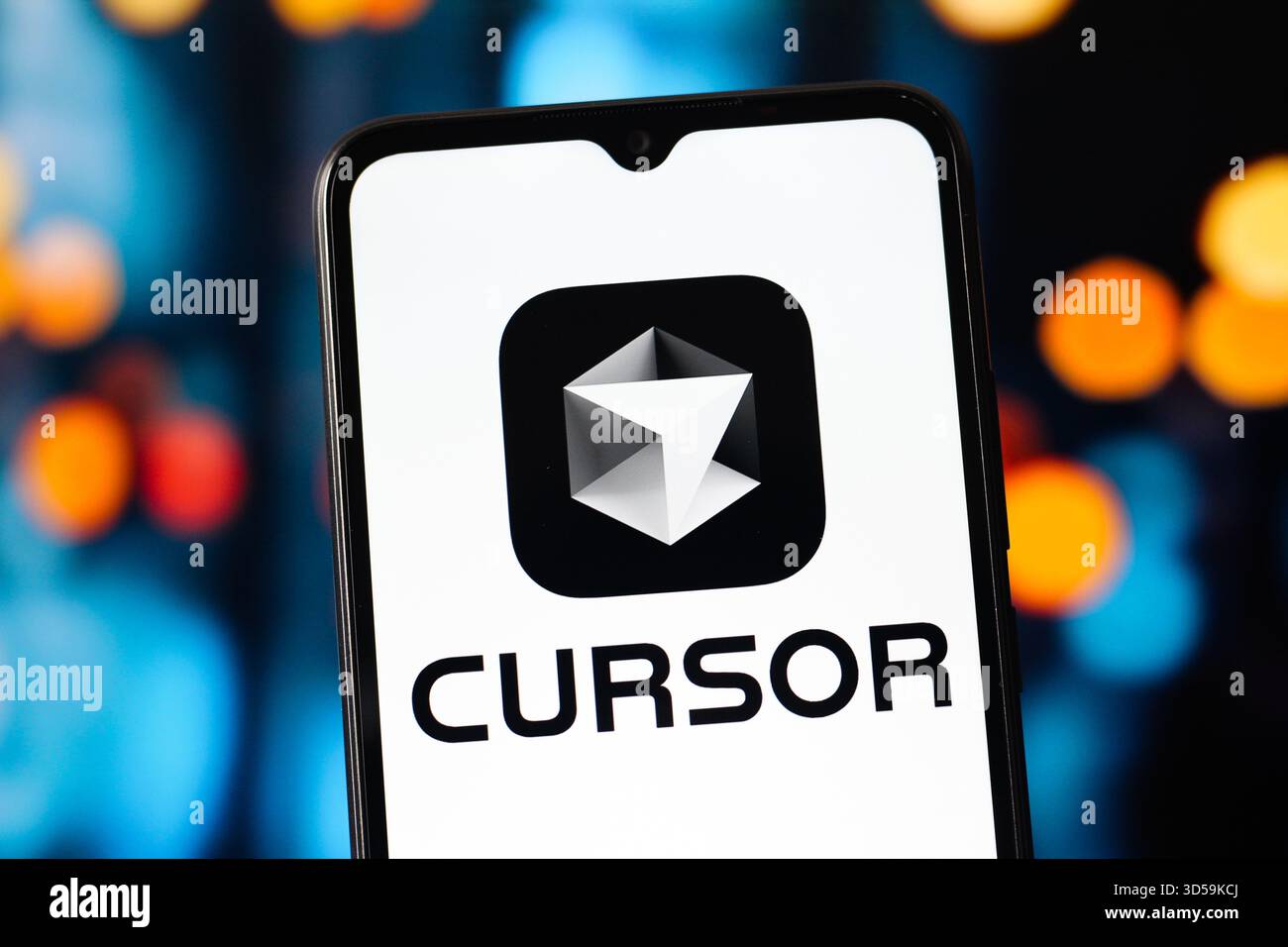 November 14, 2025, Canada: In this photo illustration, the Cursor AI ...