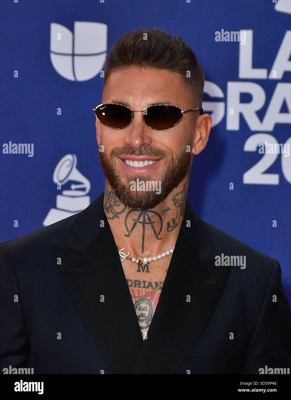 Sergio Ramos attends The 26th Annual Latin GRAMMY Awards at MGM Grand ...