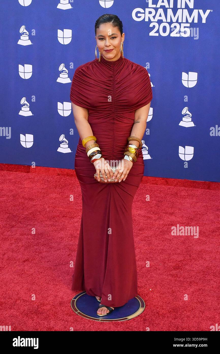 Rachel Reis attends The 26th Annual Latin GRAMMY Awards at MGM Grand ...