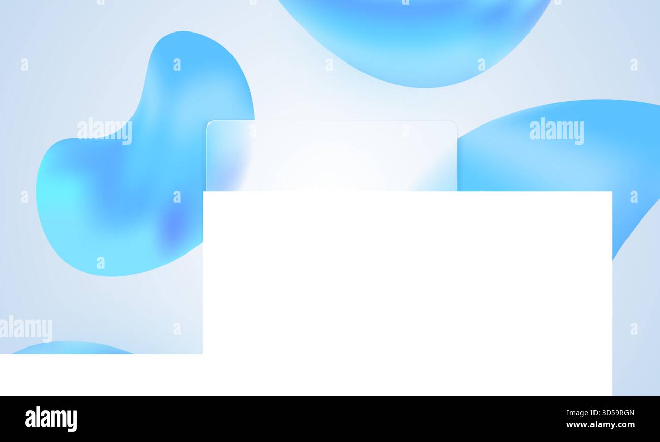 Glass morphism frame clean background with subtle effect and blur ...