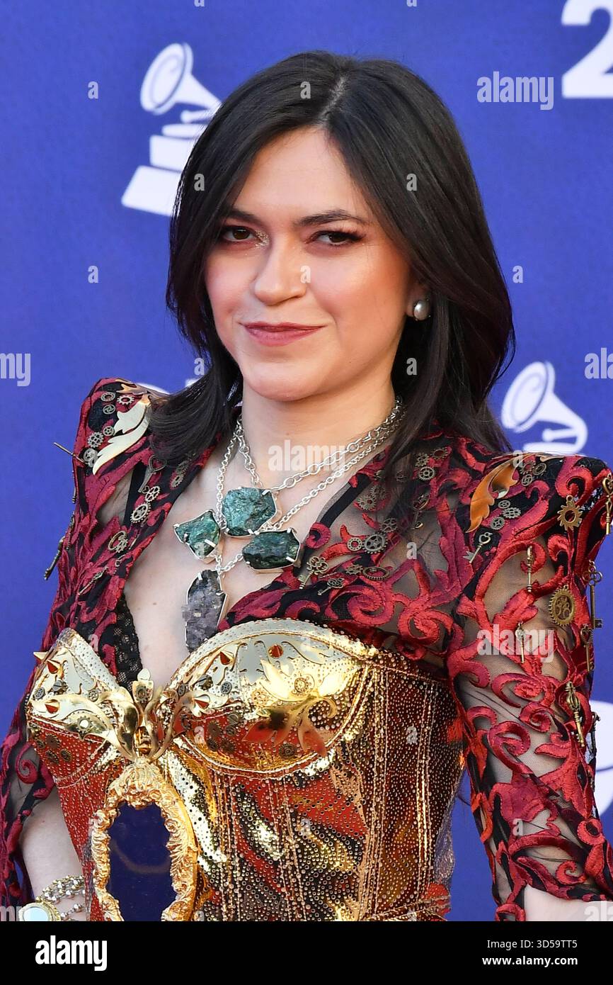 Ali Stone attends The 26th Annual Latin GRAMMY Awards at MGM Grand ...