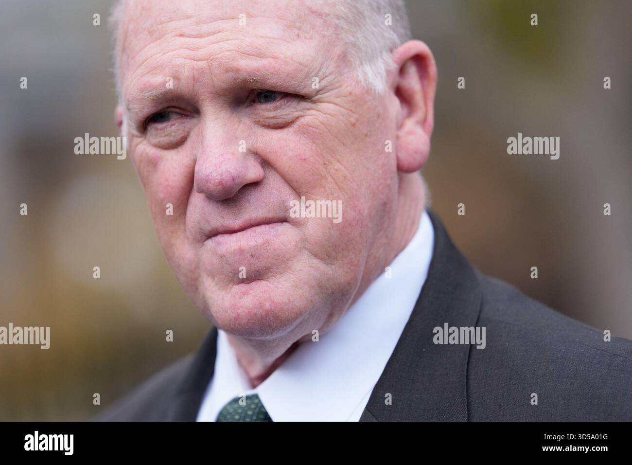 White House Border Czar Tom Homan gives remarks to the media outside ...