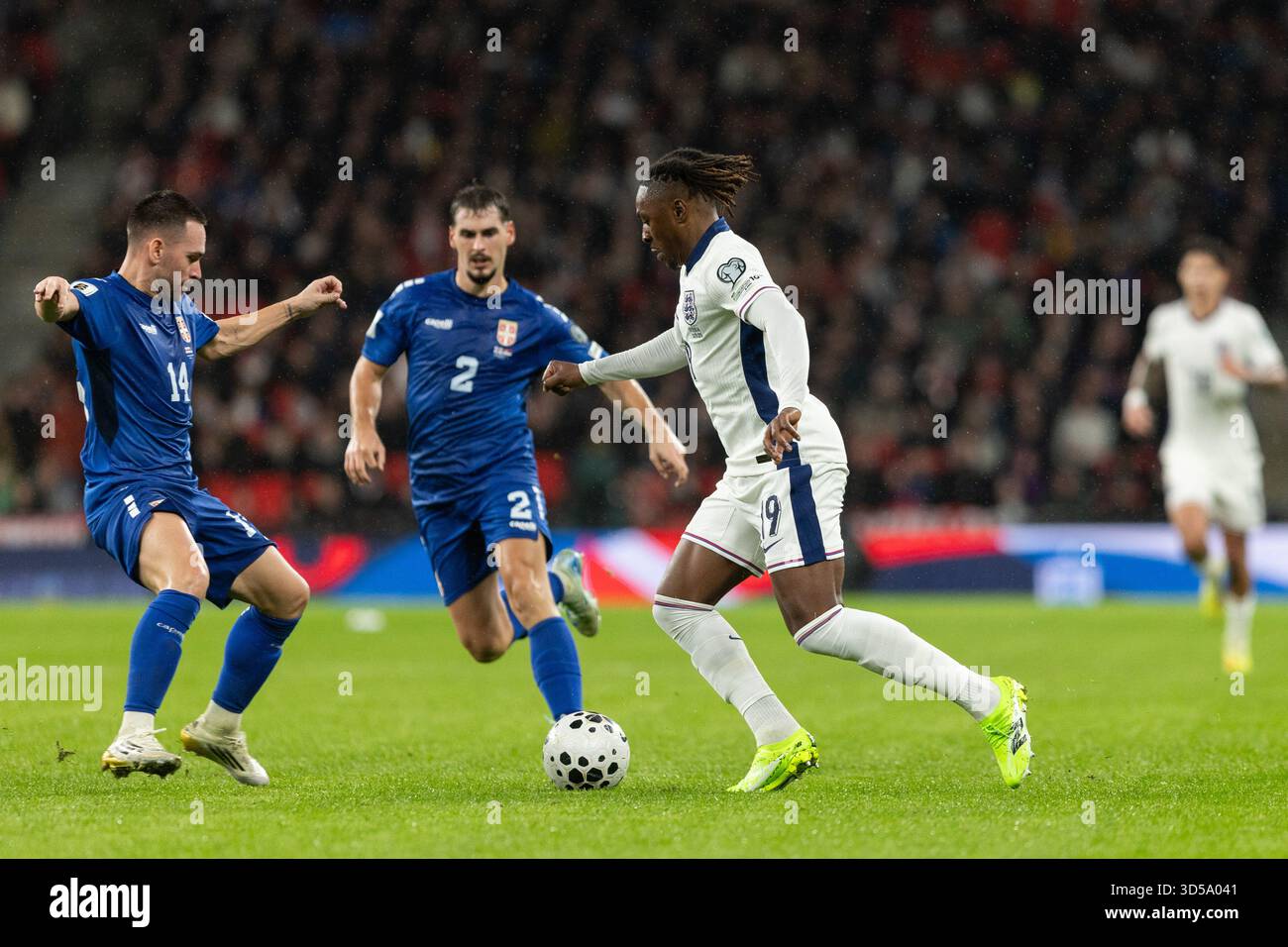 Eberechi Eze of England on the ball during the UEFA European Qualifiers ...