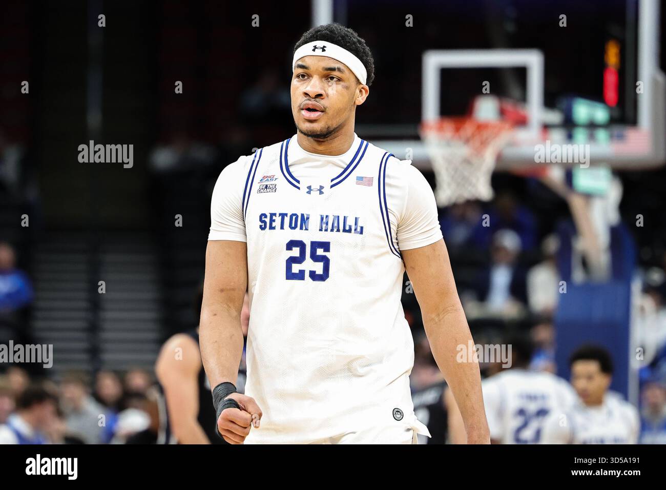 Nov 13, 2025; Newark, New Jersey, USA; Seton Hall forward Najai Hines ...