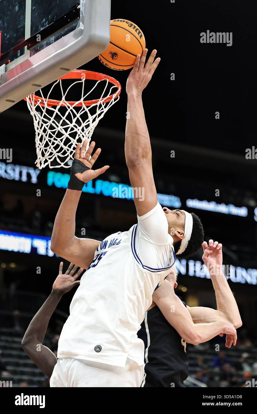 Nov 13, 2025; Newark, New Jersey, USA; Seton Hall forward Najai Hines ...