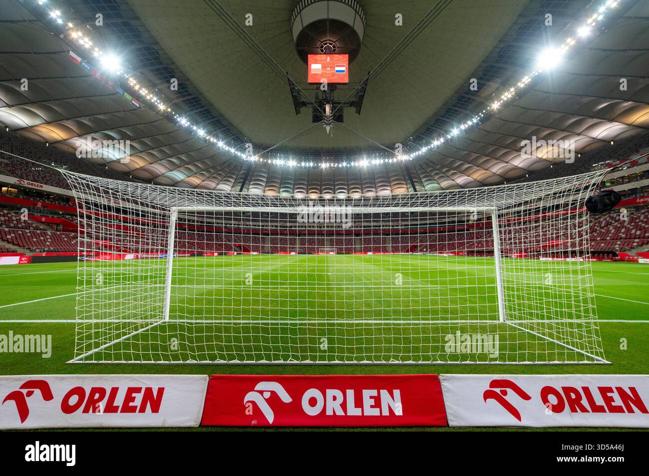 A general view of PGE Narodowy Stadium prior the FIFA World Cup 2026 ...