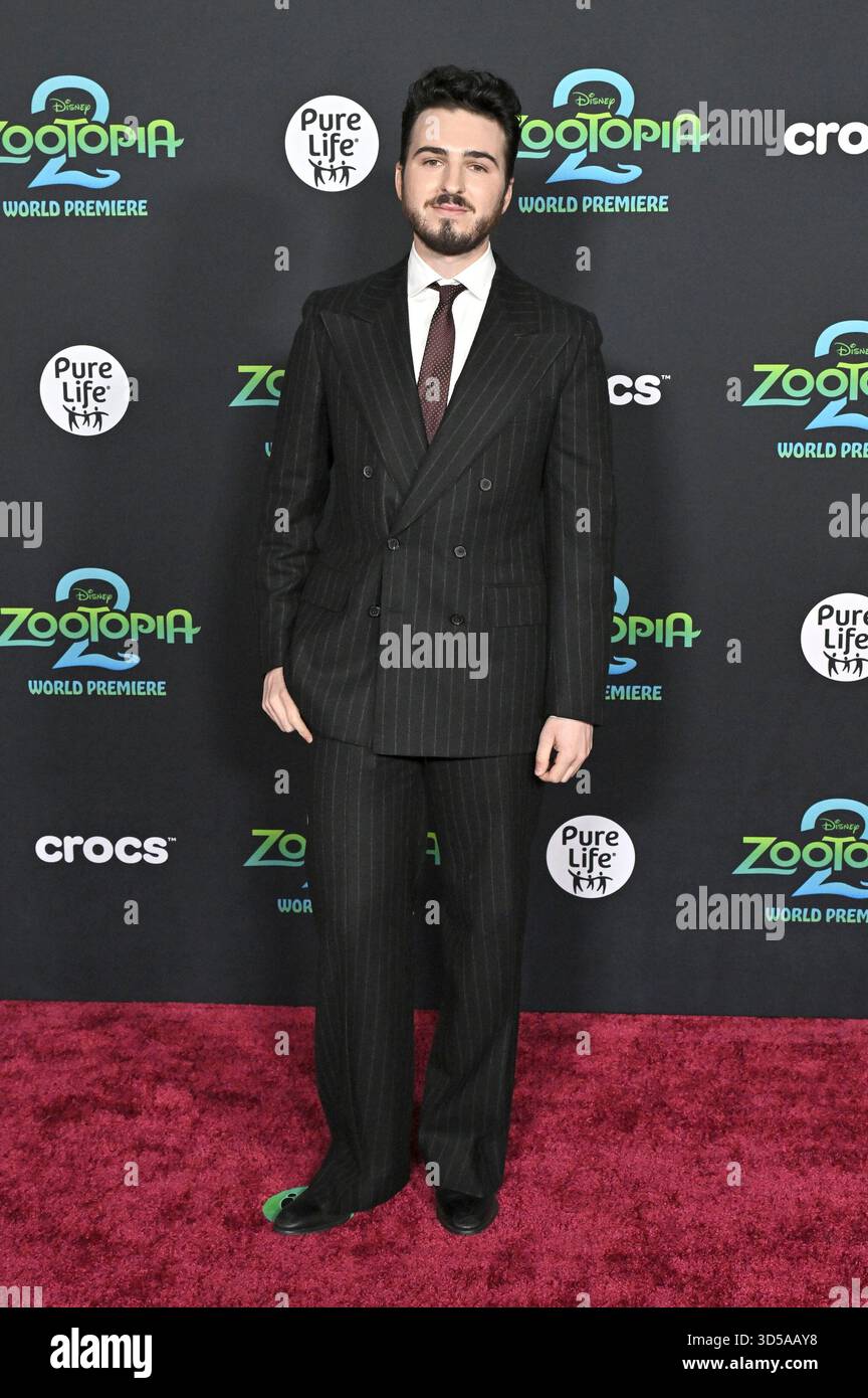 Blake Slatkin at the world premiere of the animated film 'Zootopia 2 ...