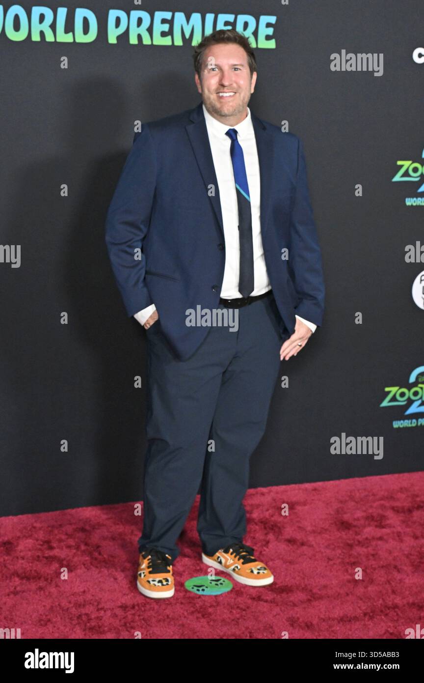 Nate Torrence at the world premiere of the animated film 'Zootopia 2 ...