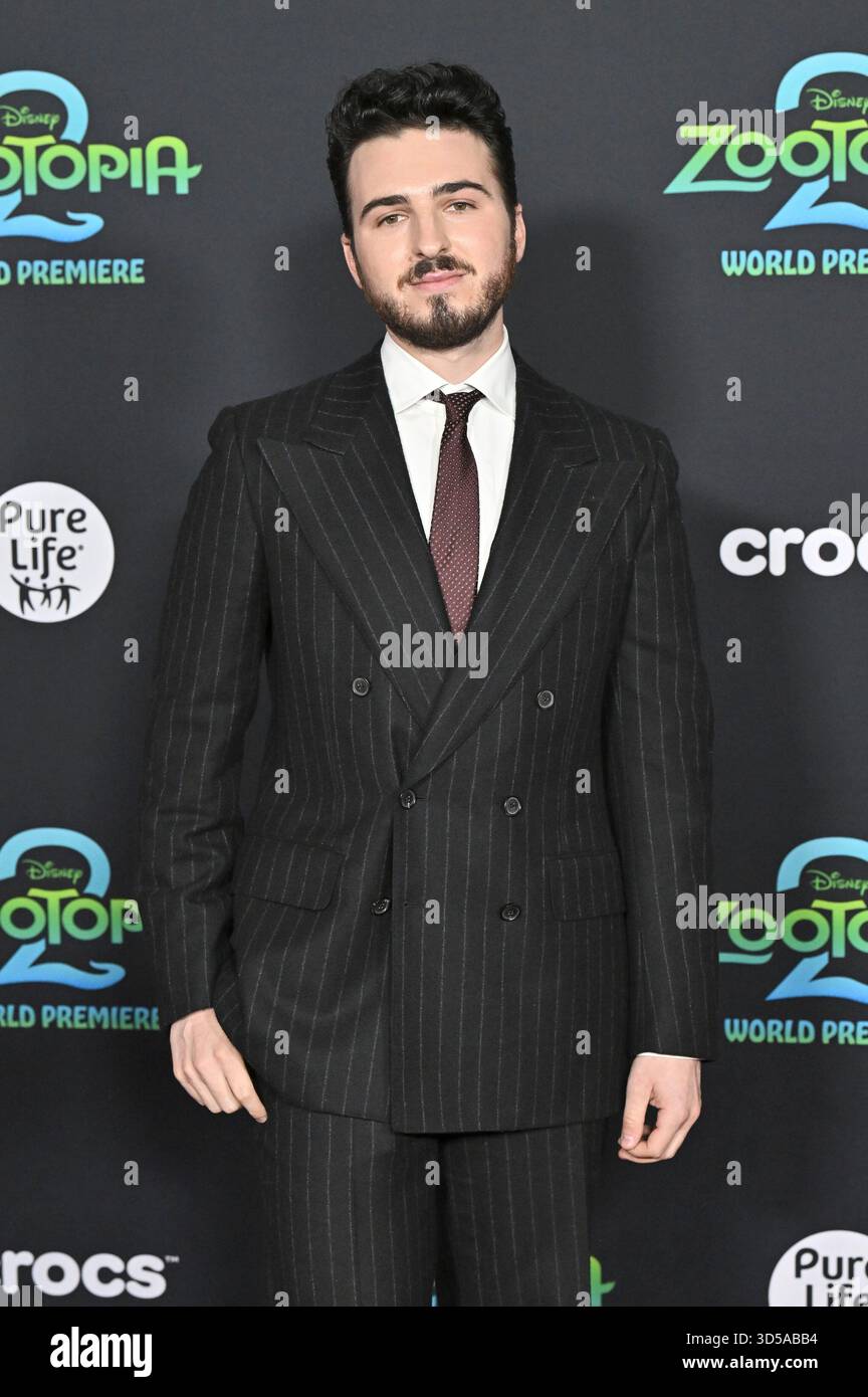 Blake Slatkin at the world premiere of the animated film 'Zootopia 2 ...