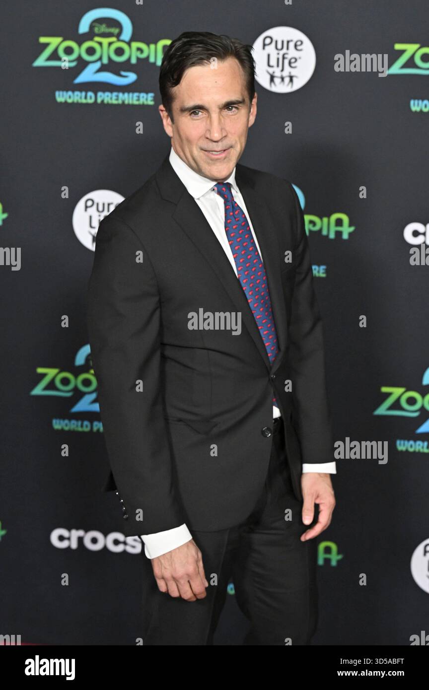 Jake Robards at the world premiere of the animated film 'Zootopia 2' at ...