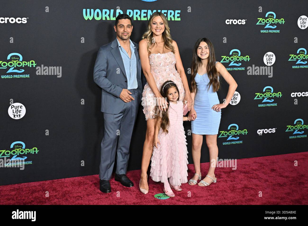 Wilmer Valderrama, Amanda Pacheco, Nakano Valderrama, and guests at the ...