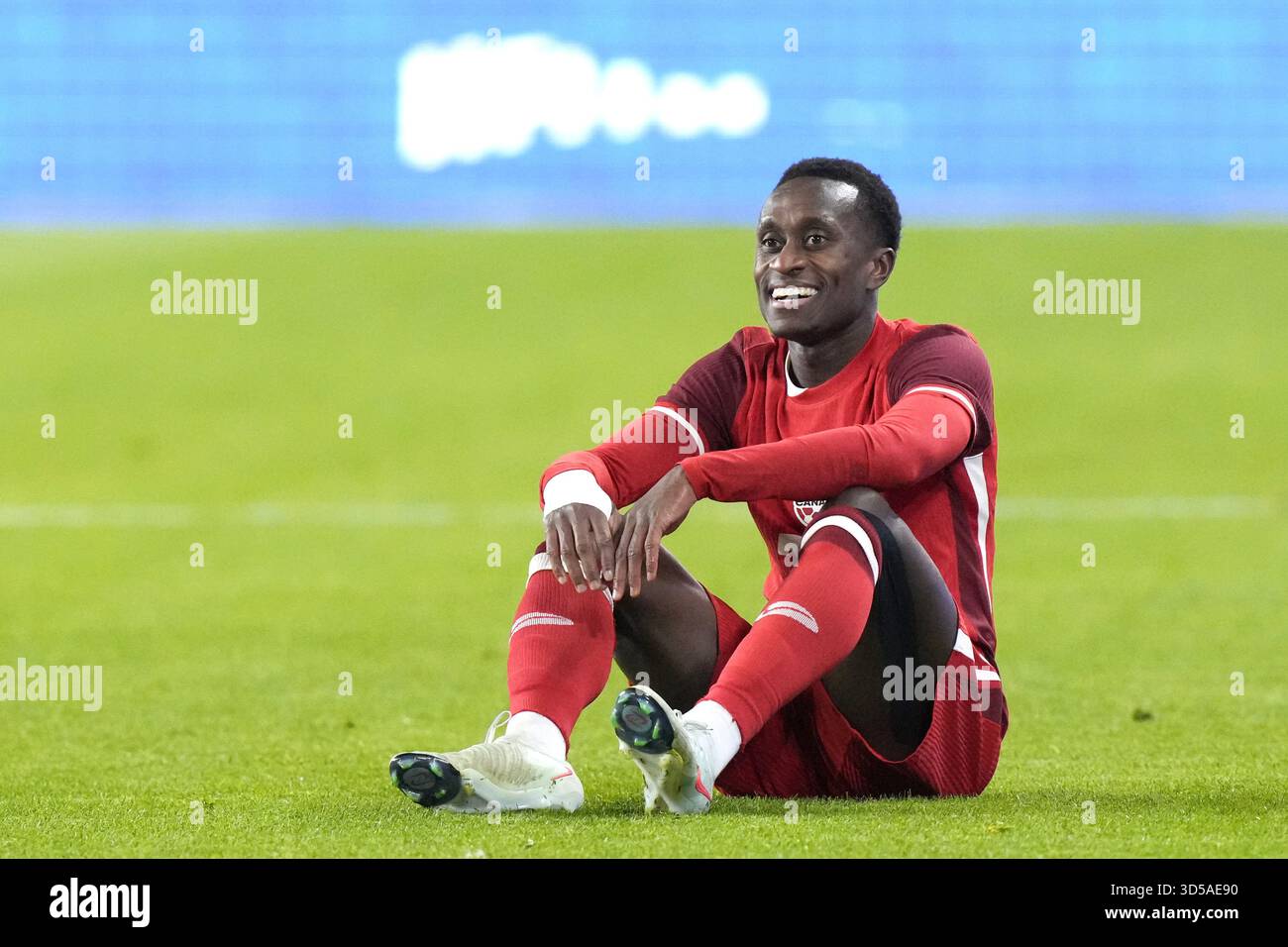 Canada's Richie Laryea reacts after being fouled during International ...