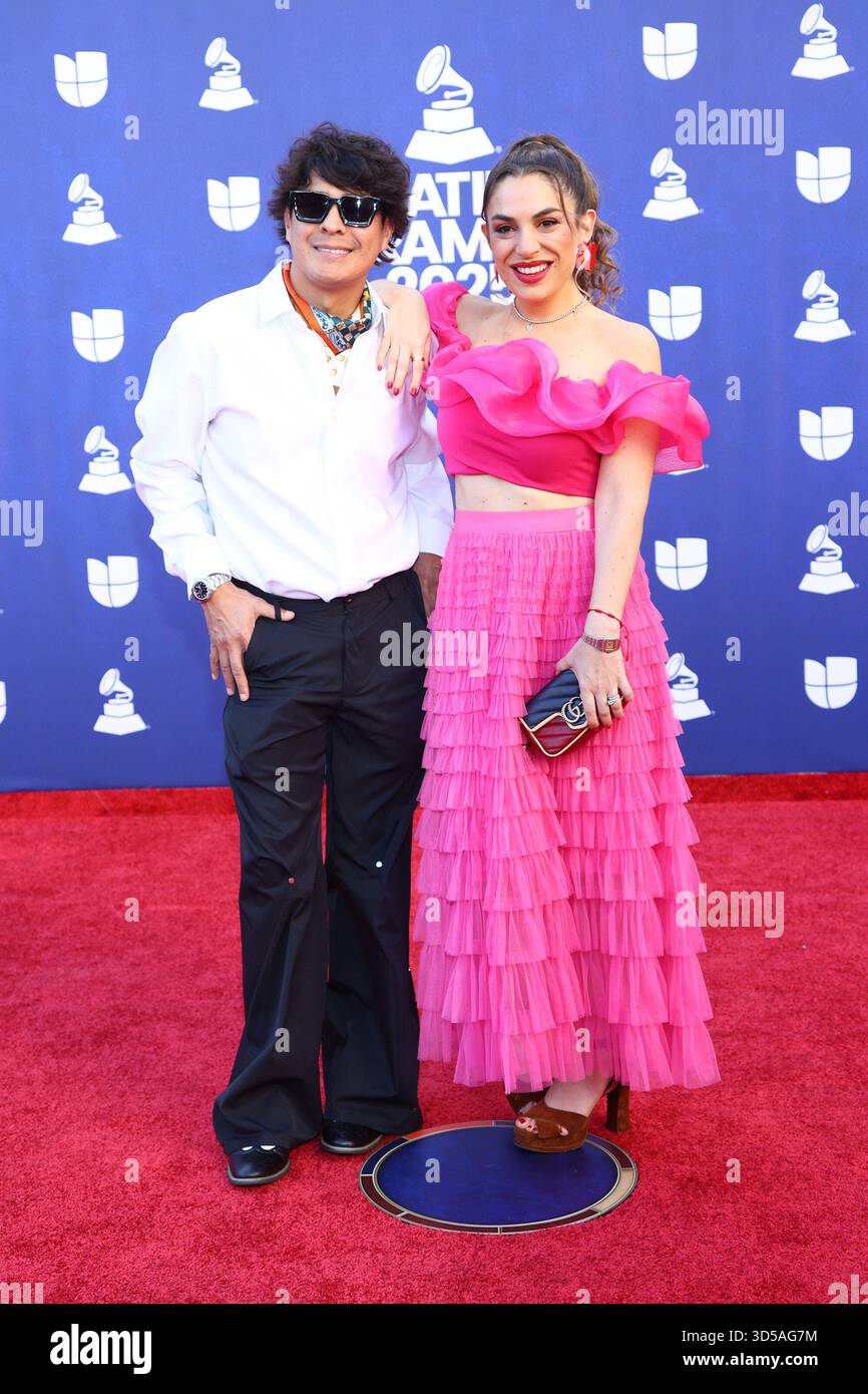 Periko Leon, Jessi Leon at arrivals for 26th Annual Latin Grammy Awards ...
