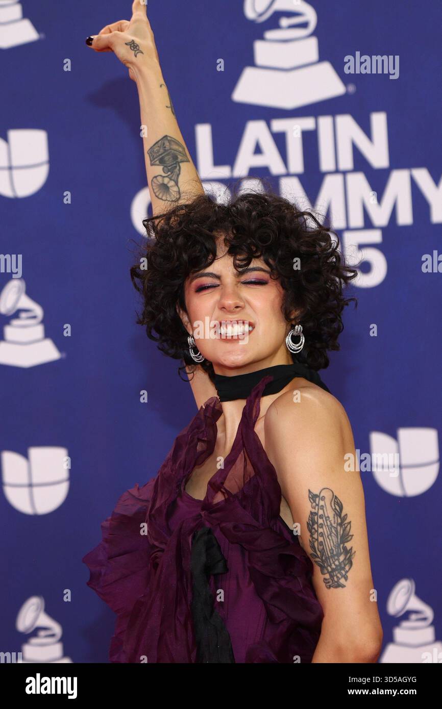 RENEE at arrivals for 26th Annual Latin Grammy Awards, MGM Grand Garden ...