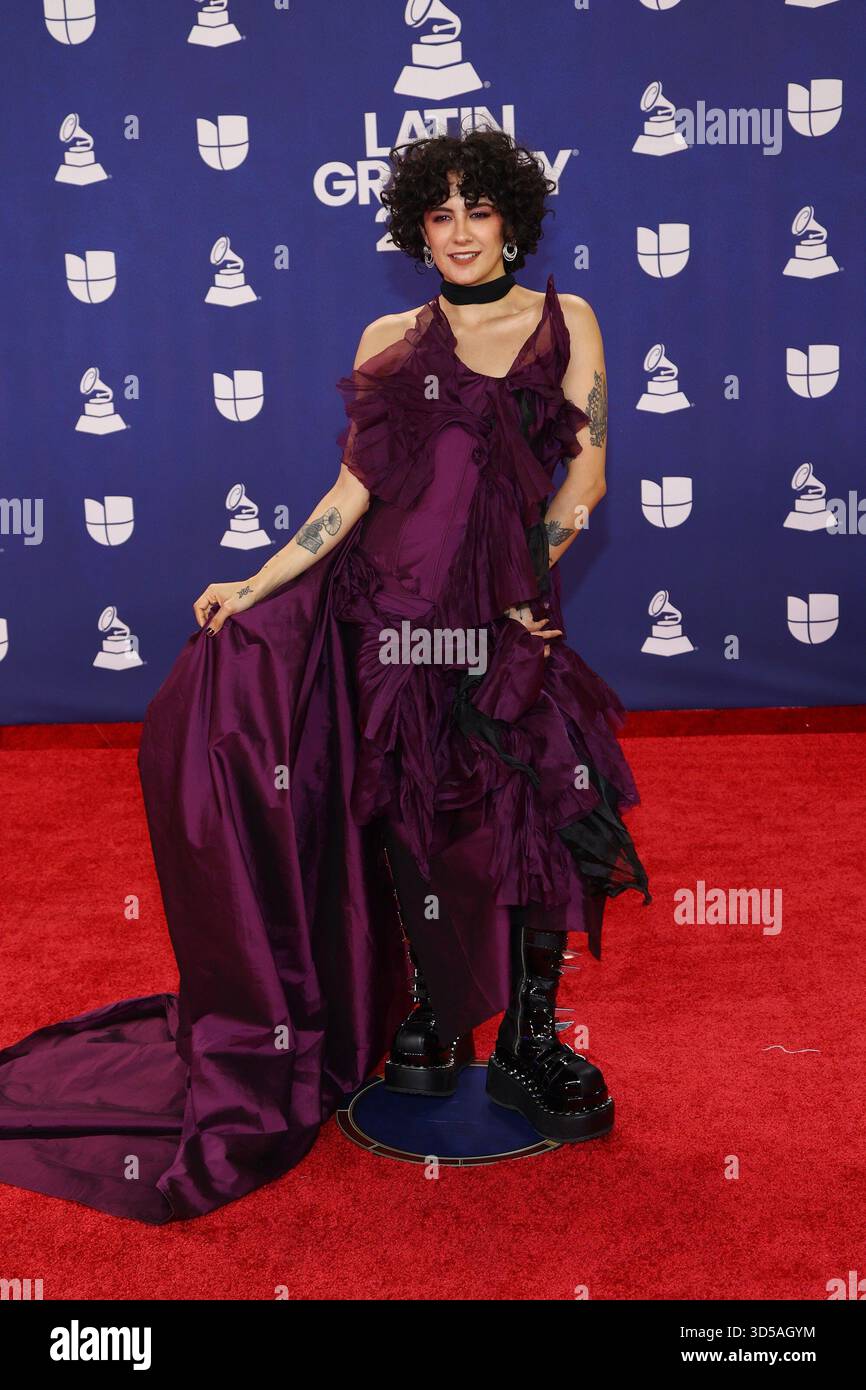 RENEE at arrivals for 26th Annual Latin Grammy Awards, MGM Grand Garden ...