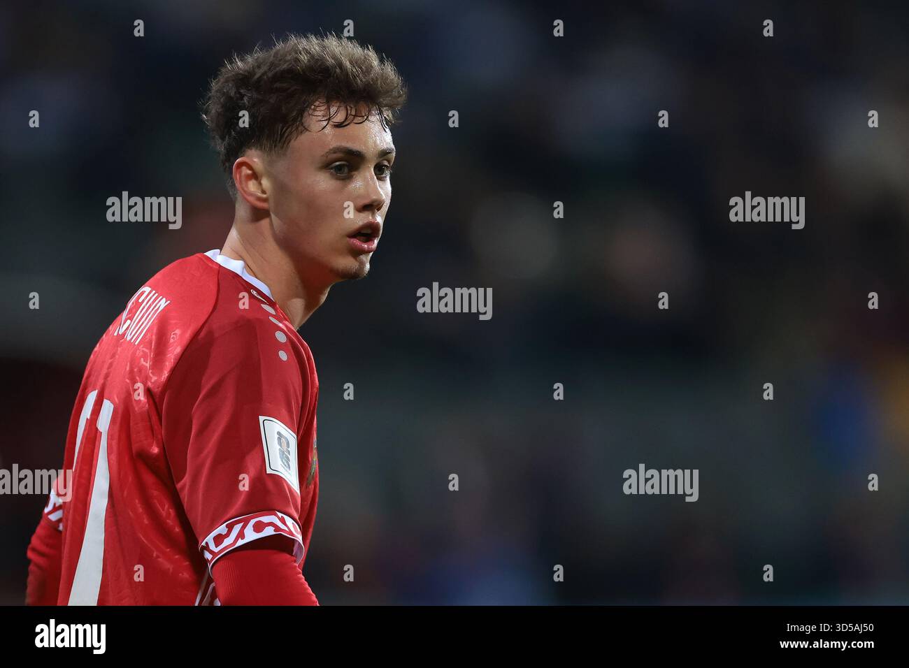 Chisinau, Moldova, 13th November 2025. Sergiu Perciun of Moldova looks ...
