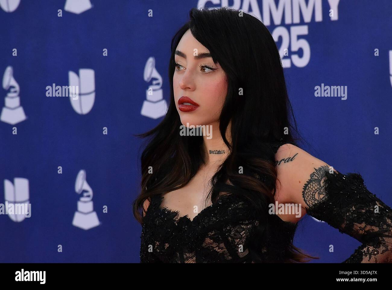 Nicki Nicole attends The 26th Annual Latin GRAMMY Awards at MGM Grand ...