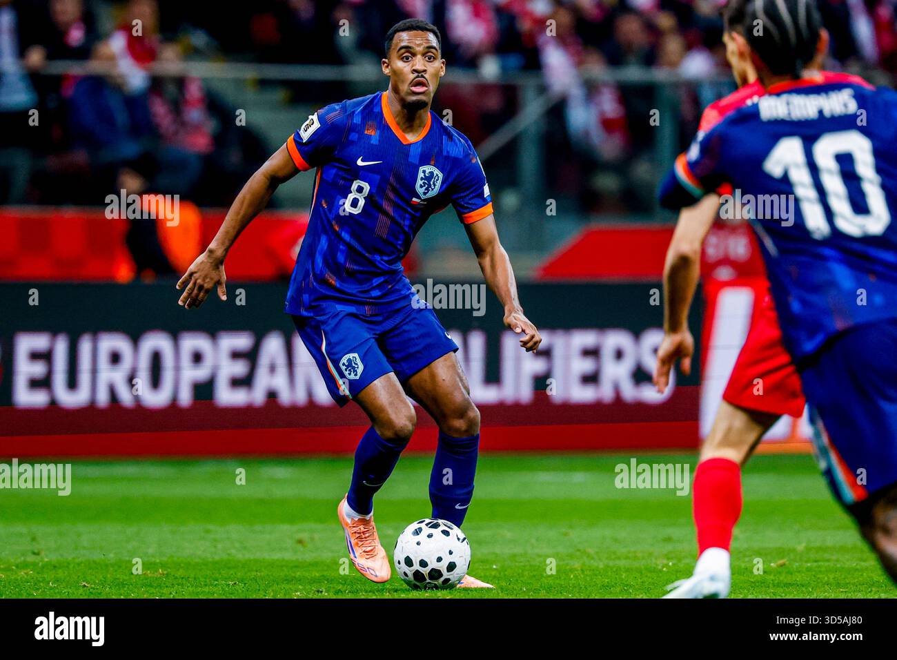 Ryan Gravenberch of the Netherlands dribbles with the ball during the FIFA World Cup 2026 ...