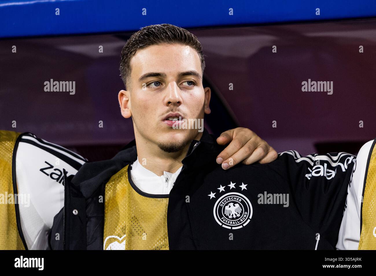 Said El Mala (Germany, 14) during the anthem FIFA World Cup UEFA ...