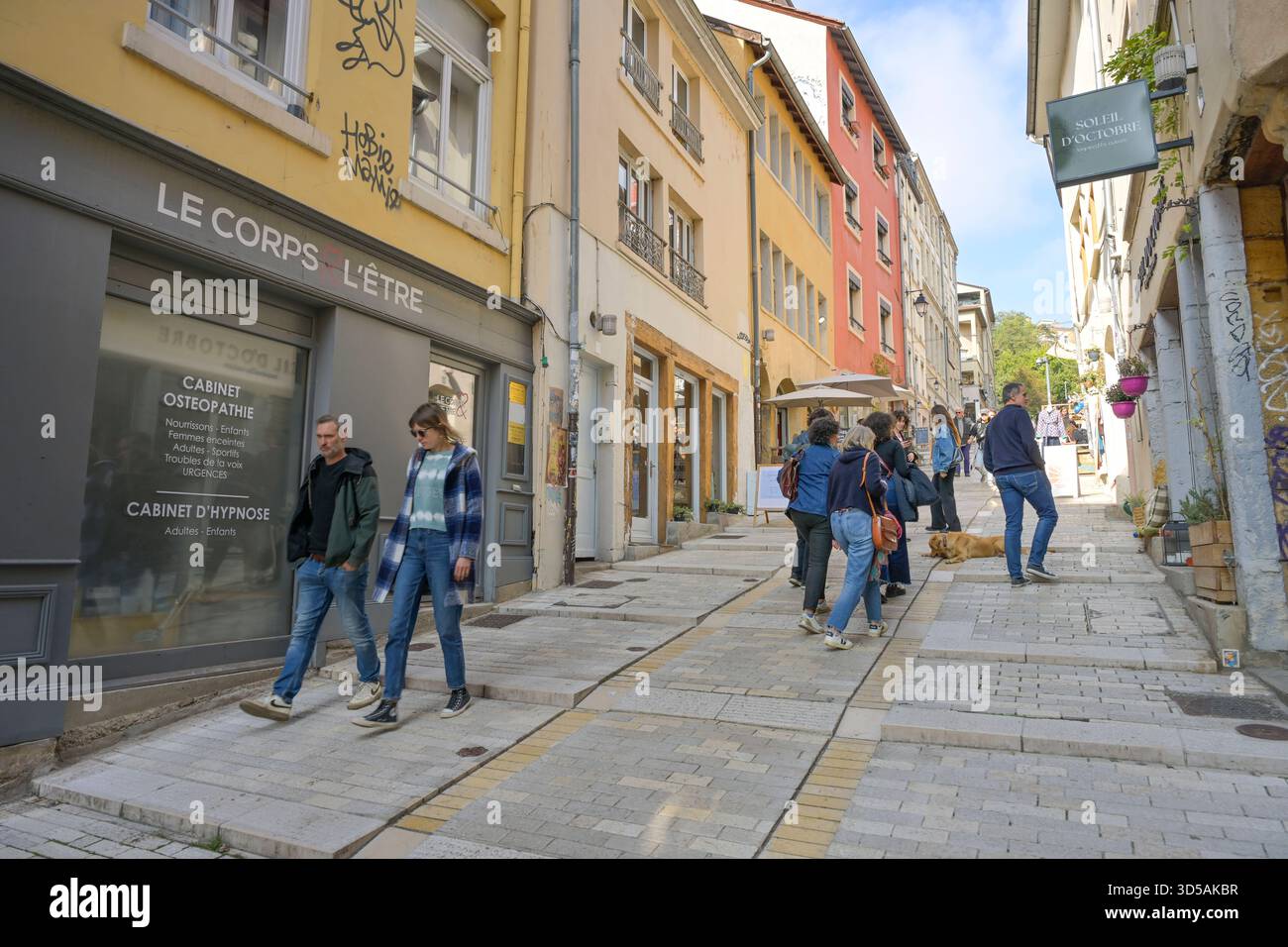 Passanten, Touristen, Montee de la Grande-Cote, Künstlerviertel La ...