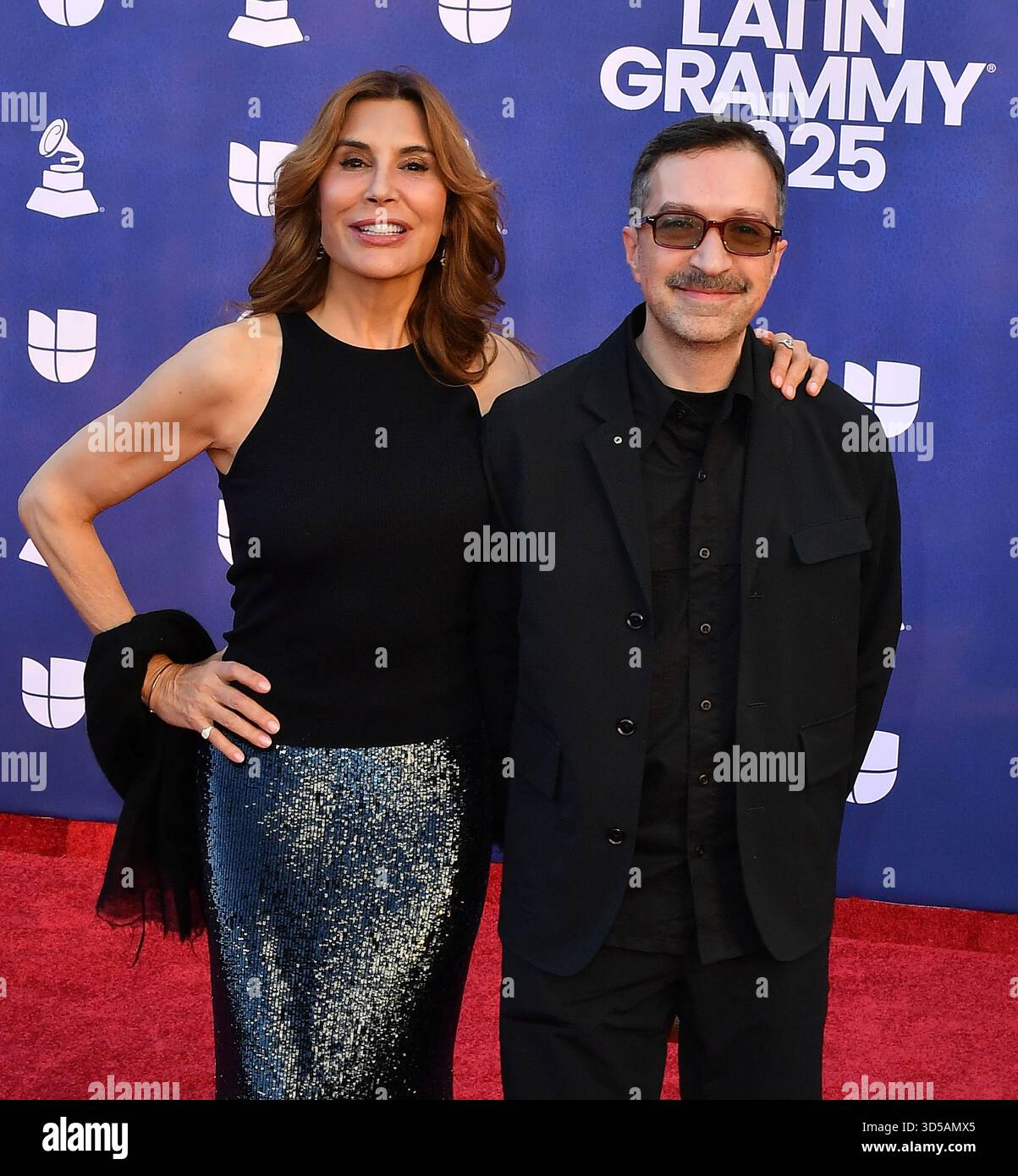 Jo Champa, Disco Bambino attend The 26th Annual Latin GRAMMY Awards at ...