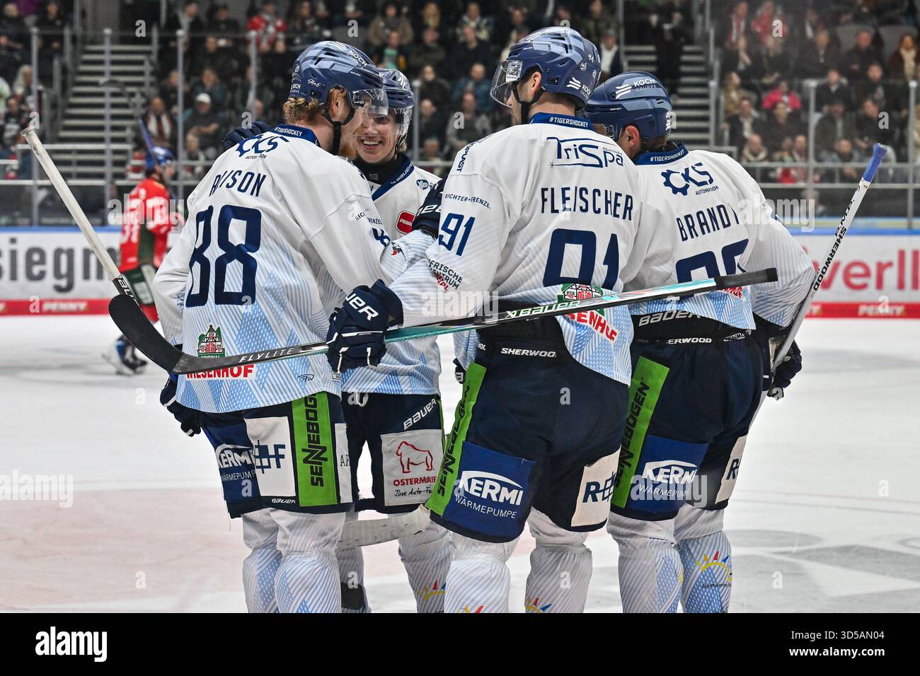 FC Augsburg, GERMANY - November 14: Crowd cheering after the goal to 2 ...