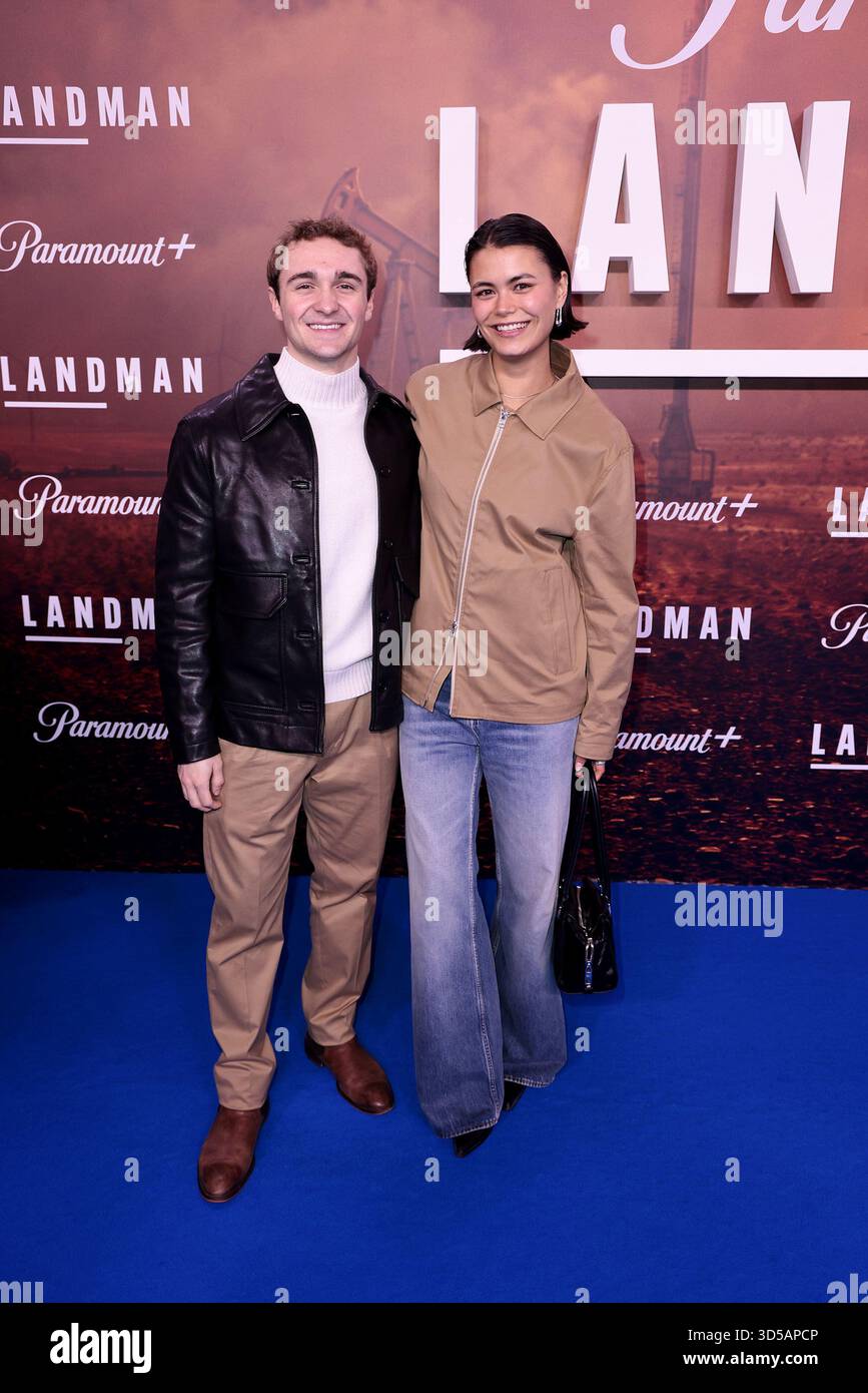 Luis Vorbach and Tomomi Themann attend the season 2 European Premiere ...