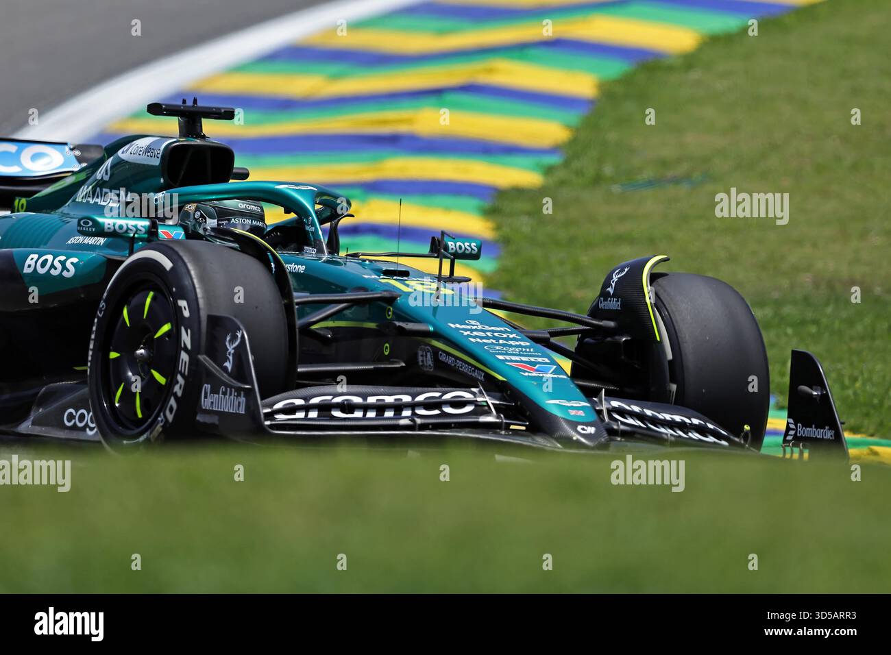 7th November 2925; Sao Paulo, Brazil Lance Stroll (CAN) Aston Martin ...