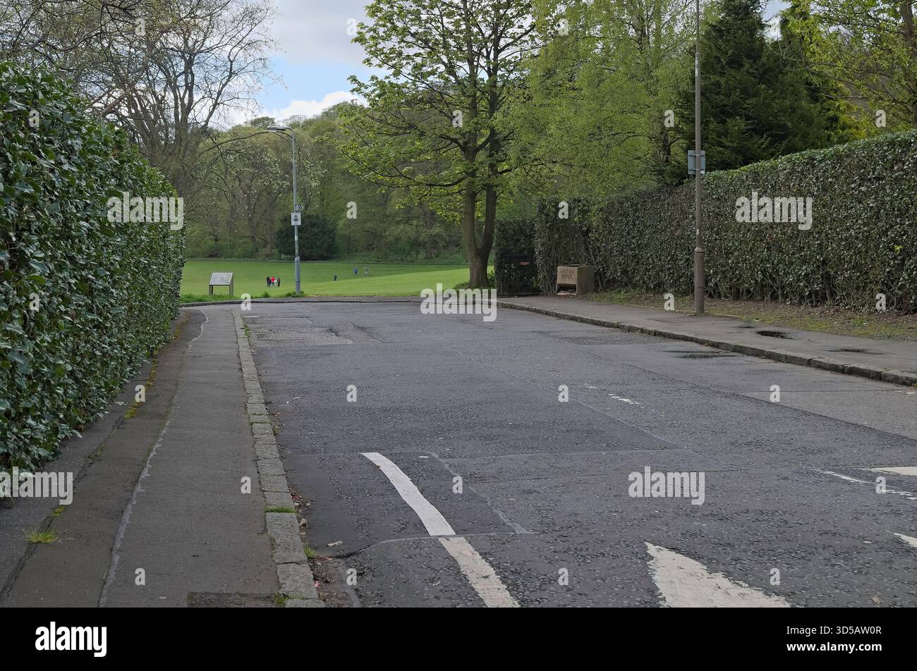 Barnton, City of Edinburgh, Scotland. May 4th, 2015.The John Muir Way ...