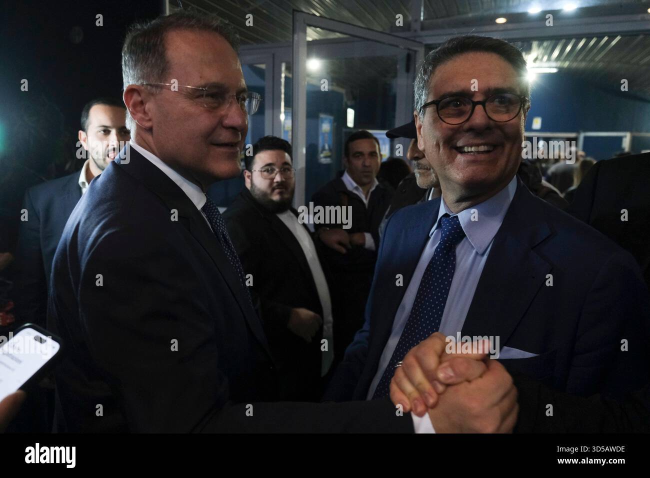 Edmondo Cirielli, the centre-right coalition's candidate for governor ...
