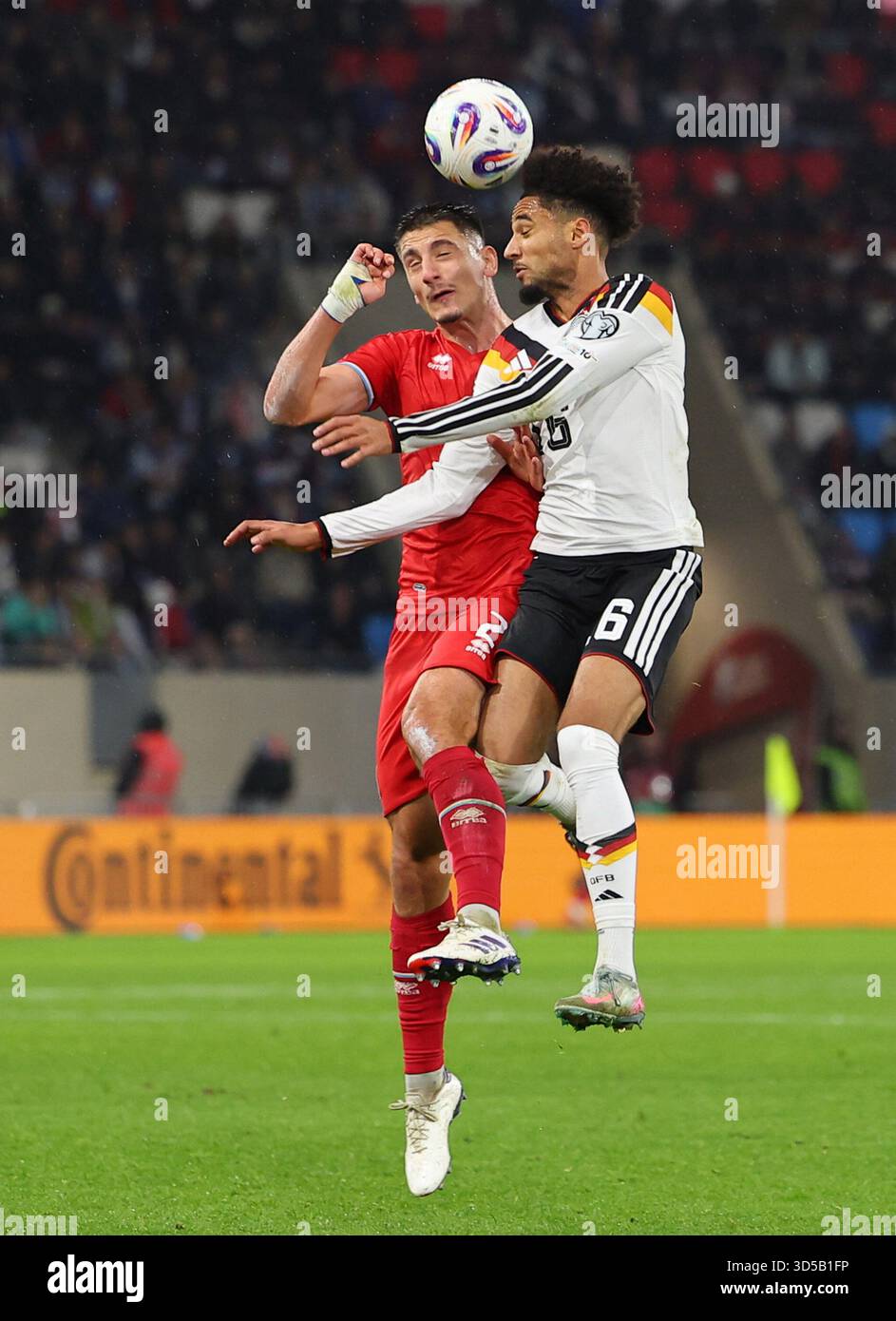 from left Seid Korac, Kevin Schade (Germany) Luxembourg, November 14 ...
