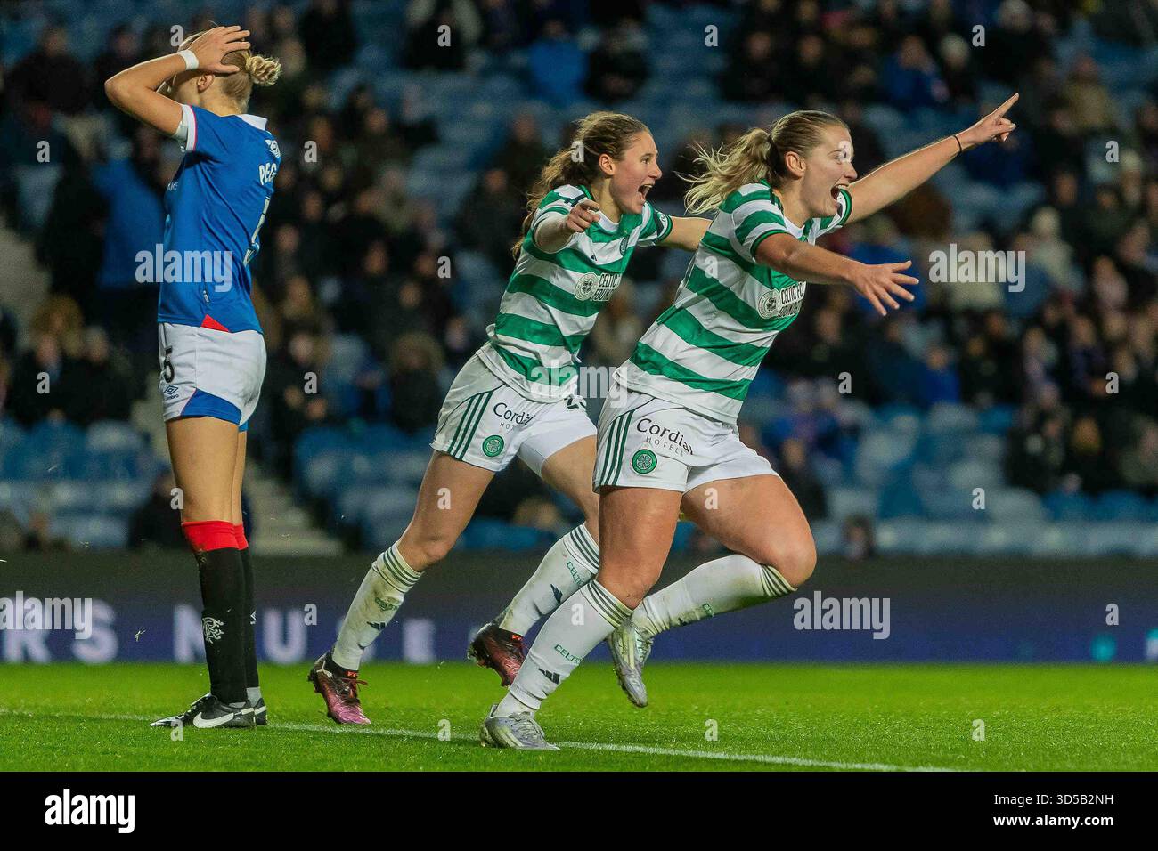 Govan, Scotland. 14 November 2025. Saoirse Noonan of Celtic FC ...