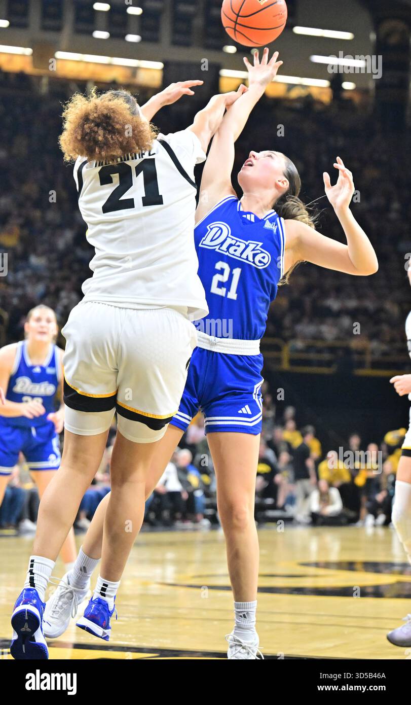 IOWA CITY, IA - NOVEMBER 13: during a college basketball game between ...