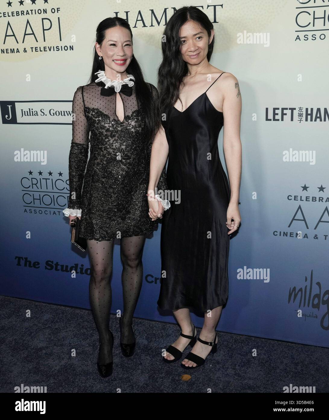 (L-R) Lucy Liu and Chloé Zhao at The Critics Choice Association's 4th ...