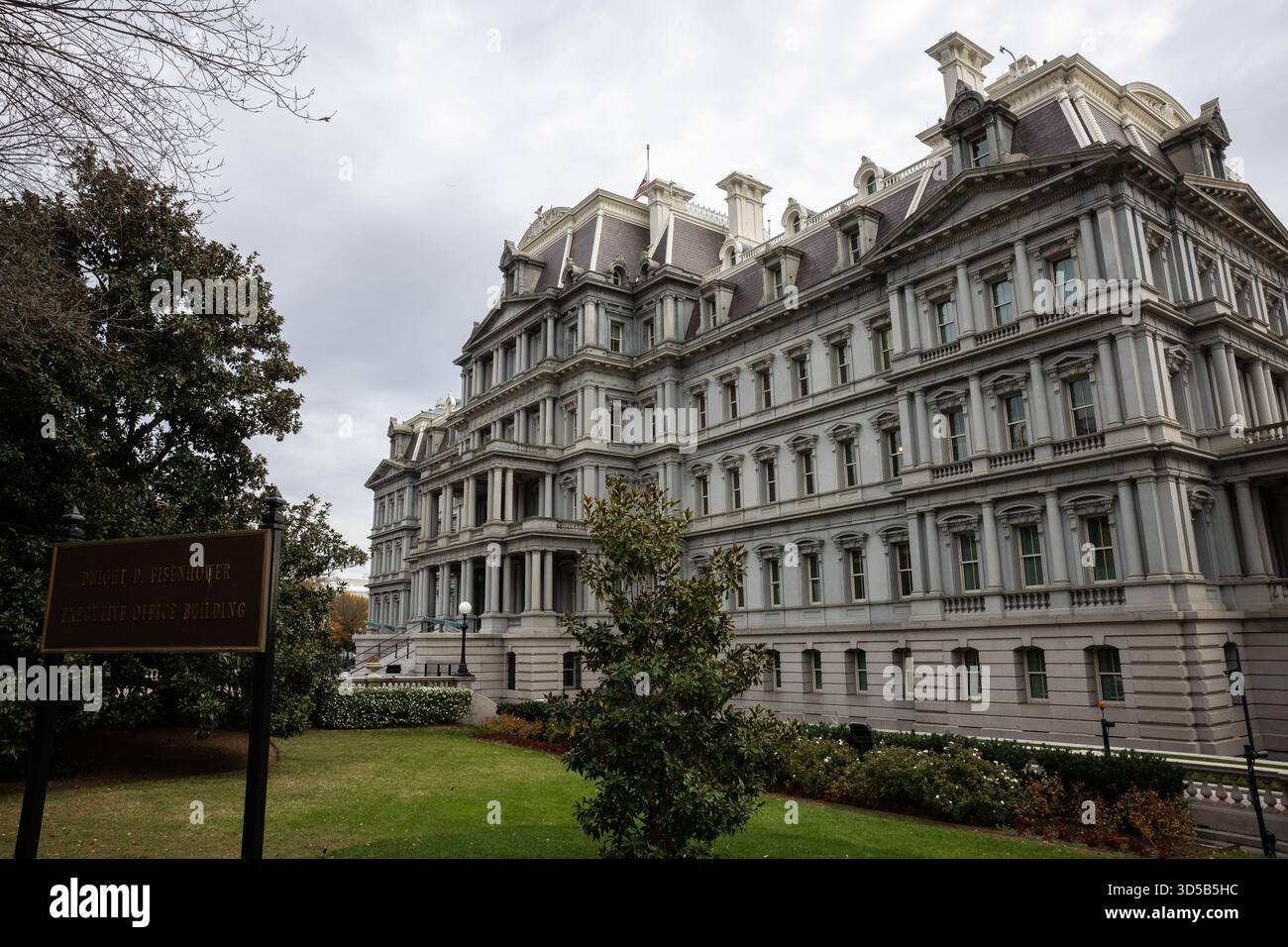 The Eisenhower Executive Office Building is seen in Washington, D.C ...