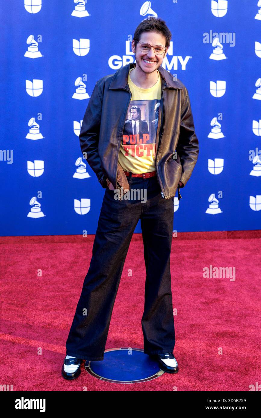 Rubel attends the Latin Grammy Awards at the MGM Grand Garden Arena in ...