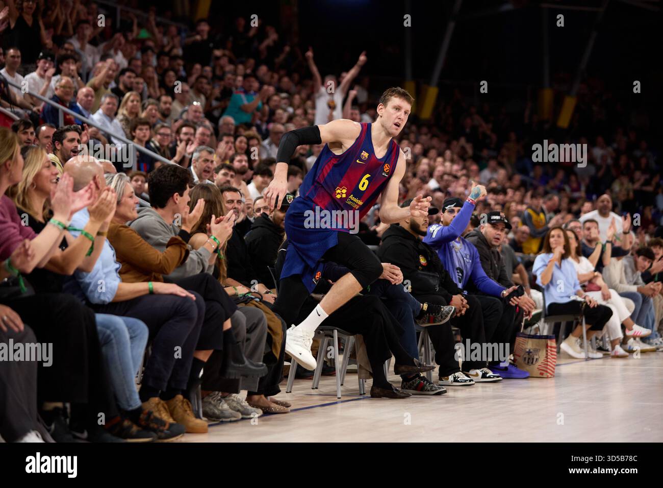 Jan Vasely of FC Barcelona during the EuroLeague regular season game ...
