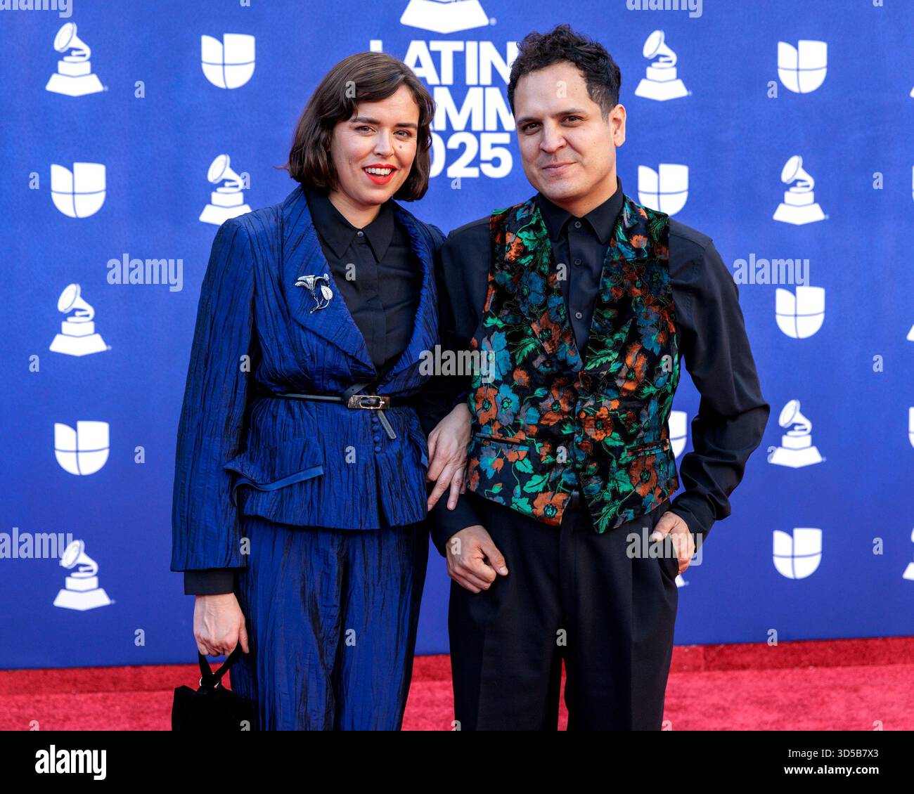 Alejandro and Maria Laura (L) attend the Latin Grammy Awards at the MGM ...