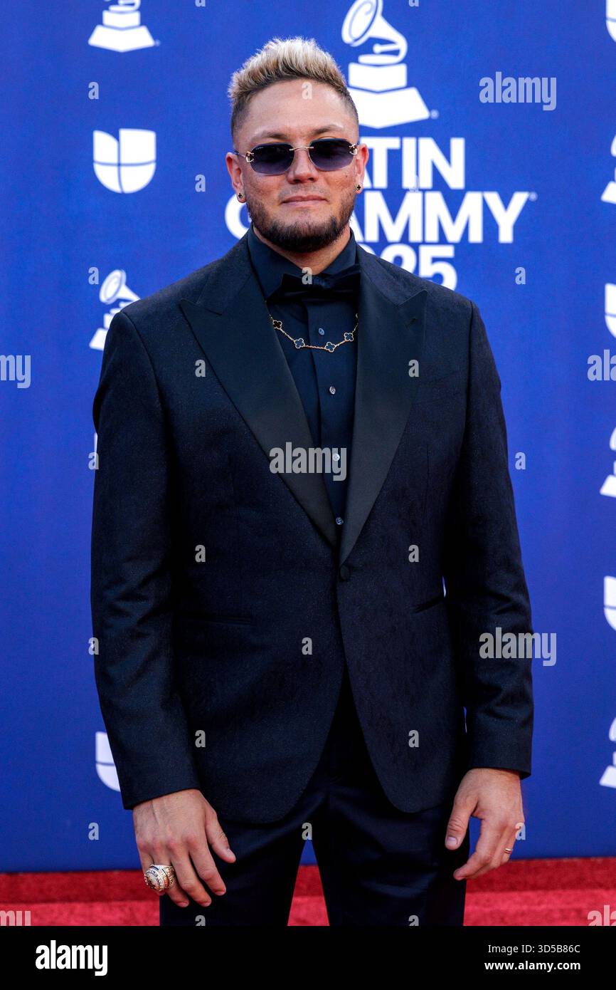 Miguel Rojas attends the Latin Grammy Awards at the MGM Grand Garden Arena in Las Vegas on ...