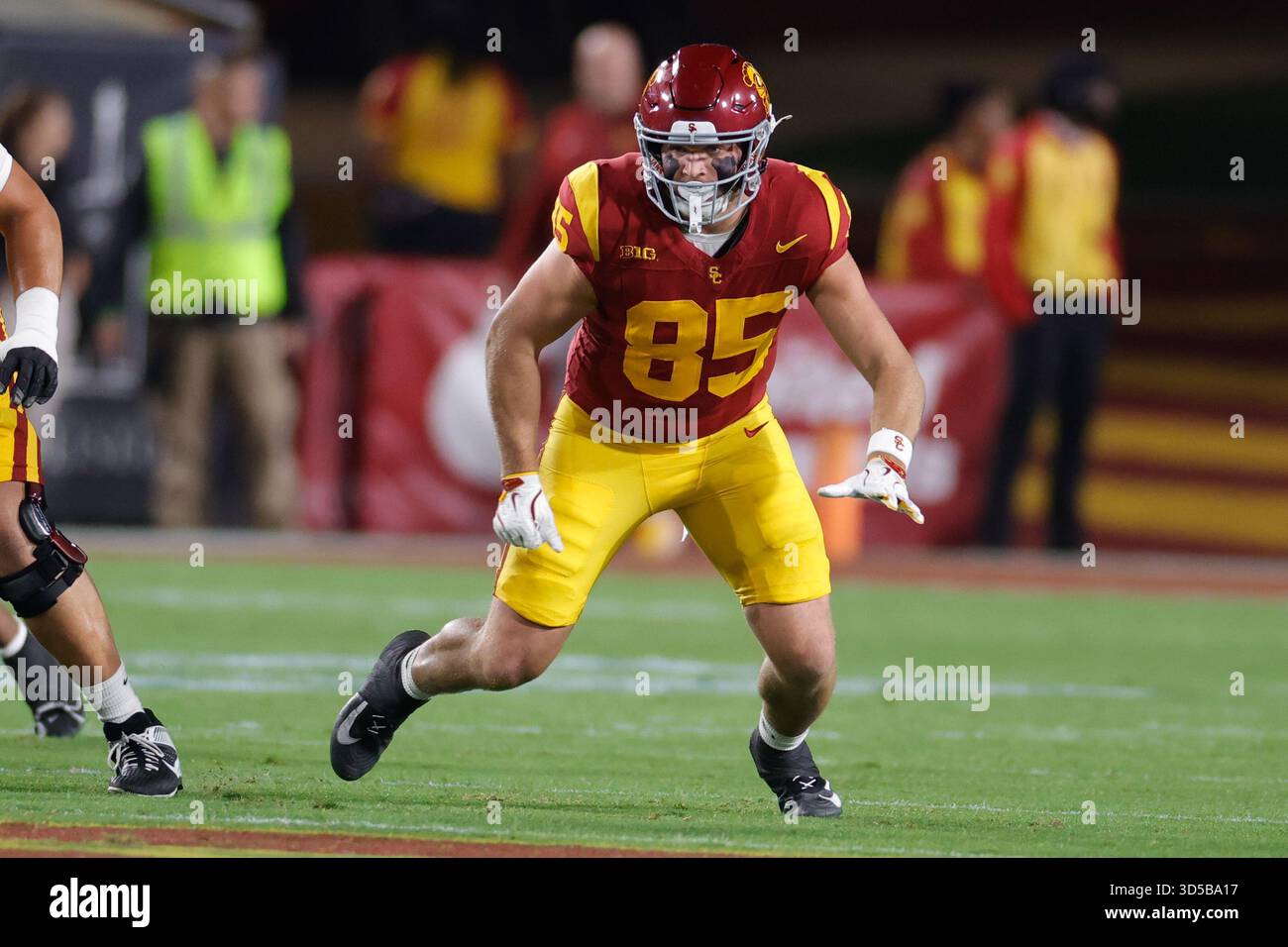 LOS ANGELES, CA - NOVEMBER 07: USC Trojans tight end Walker Lyons (85 ...